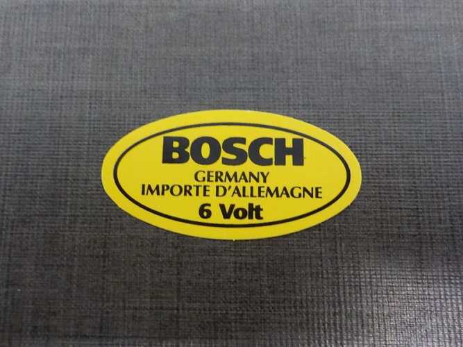 Ahnendorp B.A.S. - 6V Coil Sticker Bosch Classic Germany